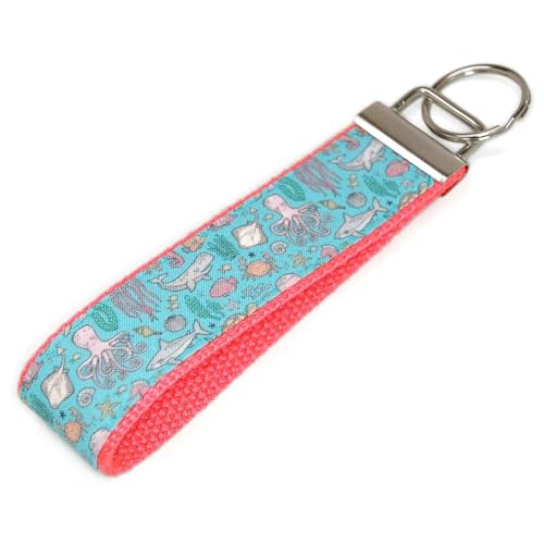 Amazon.com: Sea Creatures Cute Fabric Keychain Key Fob : Handmade Products