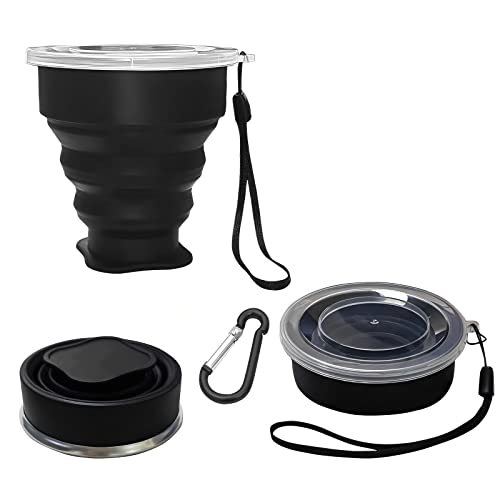 Collapsible Cup - Silicone Foldable Cup-Expandable Folding Drinking Cup ...