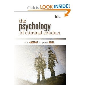 The Psychology of Criminal Conduct 4th (Fourth) Edition BYAndrews: D.A ...