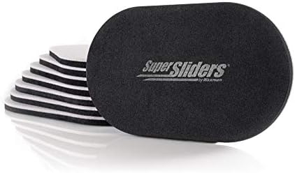 Super Sliders 5 3/4" x 9 1/2" Oval Reusable Furniture Sliders for Hard ...