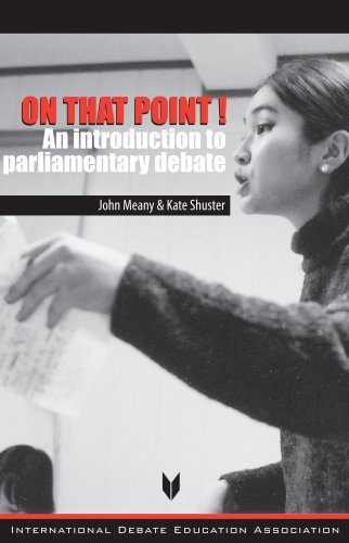 Amazon.com: On That Point!: An Introduction to Parliamentary Debate ...