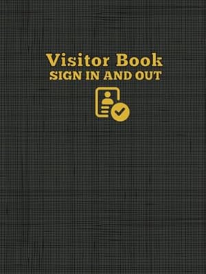 Amazon.com: Visitor Log Book: Guest Sign In and Sign Out Register for ...