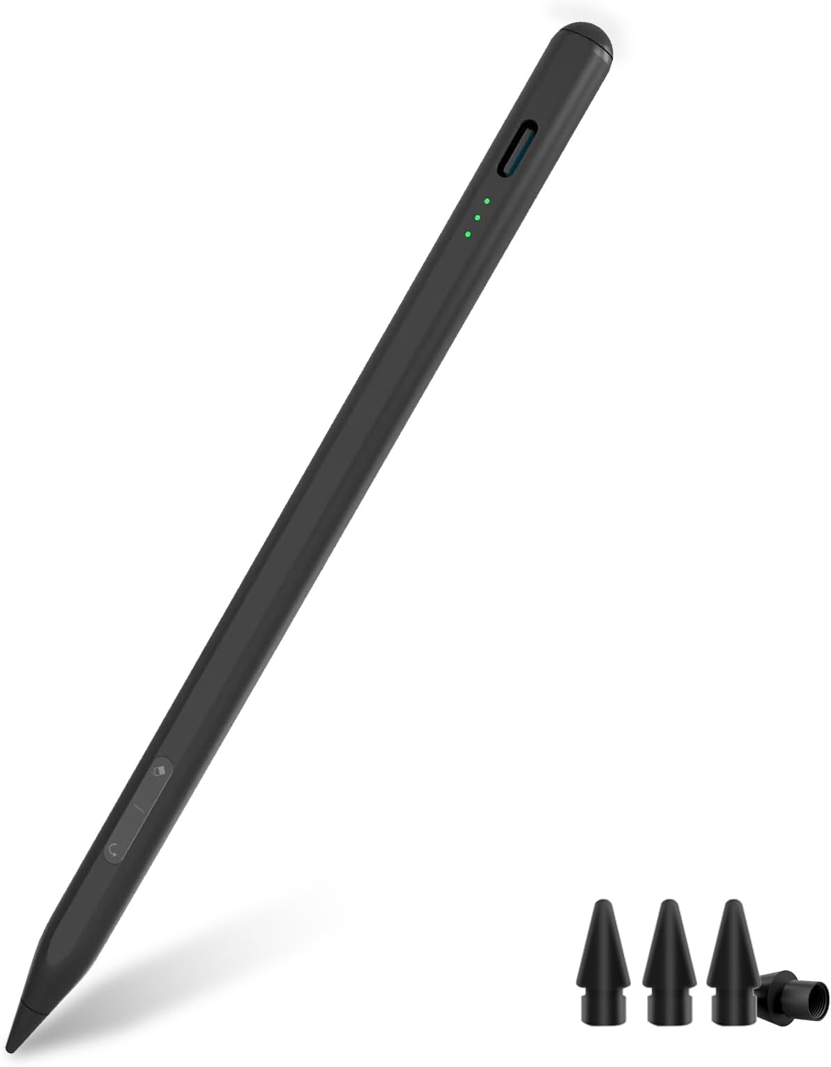 Amazon.com: MYSTILUCK Black Stylus Pen for Apple iPad 2018-2024, (2X ...