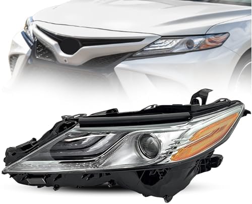 Amazon.com: Headlight Assembly Replacement For Toyota 2018 2019 2020 ...