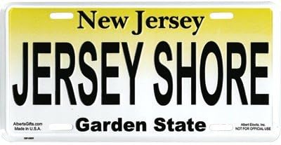 Amazon.com: Jersey Shore License Plate : Automotive