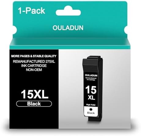 Amazon.com: 15XL Ink Cartridges Remanufactured Ink Replacement for HP ...