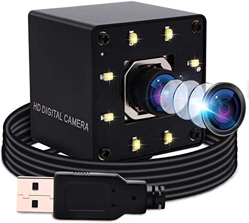 ELP 4K Webcam Ultra HD Autofocus USB Camera with No-distortion Lens ...