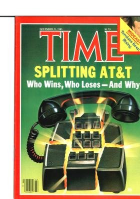 Time Magazine November 21 1983 Splitting AT&T * Mideast: Tensions Keep ...