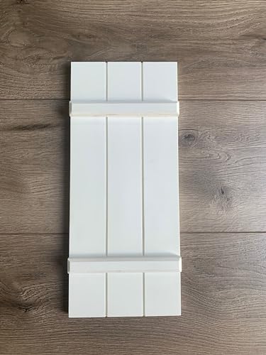 Amazon.com: Exterior Shutter, Board and Batten Farmhouse Shutter, 3 ...
