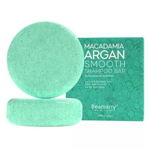 Amazon.com : Beamarry Macadamia Argan Smooth Shampoo Bar : Beauty ...