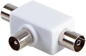 Coaxial TV Television Aerial 3 Way Splitter Adapter : Amazon.co.uk ...