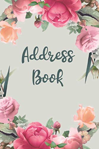 Address Book: Small Floral Address and Telephone Number Book (4x6) with ...