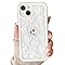 Amazon.com: Lovmooful Compatible for iPhone 13/14 Case Cute Clear Flower Floral with More Bumper ...