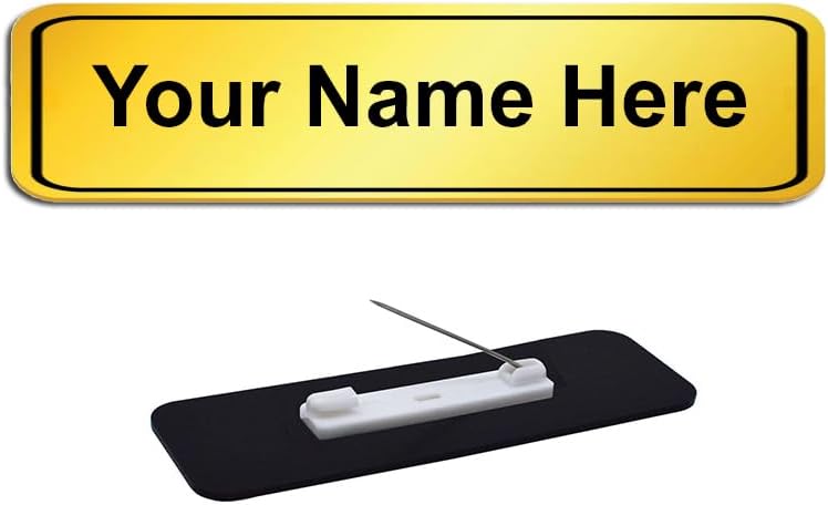 KlowAge 6 Pics Custom Engraved Name Tag Badges – Personalized ...