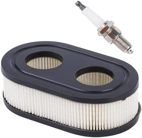 Amazon.com: Lawn Mower Air Filter Set Spark Plug for Troy-Bilt TB110 ...
