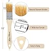 Amazon.com: Bates 1-Inch Natural Bristle Paint Brushes - 16 Pack Set ...