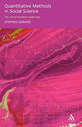 Quantitative Methods in Social Science : Gorard, Stephen: Amazon.co.uk ...