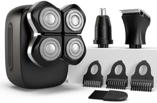 Amazon.com: Microtouch Titanium Electric Head Shaver - Rechargeable ...
