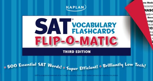 Amazon.com: Kaplan SAT Vocabulary Flashcards Flip-O-Matic ...