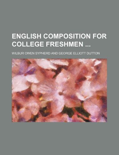 English Composition for College Freshmen : Amazon.in: Books