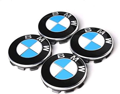 BMW Genuine Hub Cap (x1) With Chrome Edge Fits F40 F44 F45 F45 LCI F46 ...