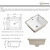 14 Inch Undermount Bathroom Sink Rectangle Small Undermount Sink White ...