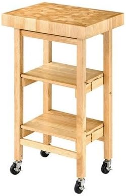 Amazon.com: Oasis Concepts Folding Kitchen Cart with Butcher Block Top ...