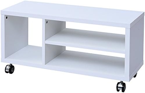 Amazon.com: Yamazen SKTV-800 (SWH) TV Stand, Width 31.5 x Depth 11.4 x ...