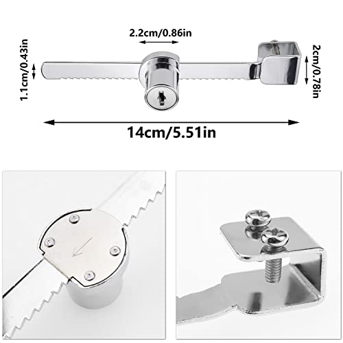 Graplan 4 Set Sliding Glass Door Ratchet Lock,Cabinet Sliding Glass ...