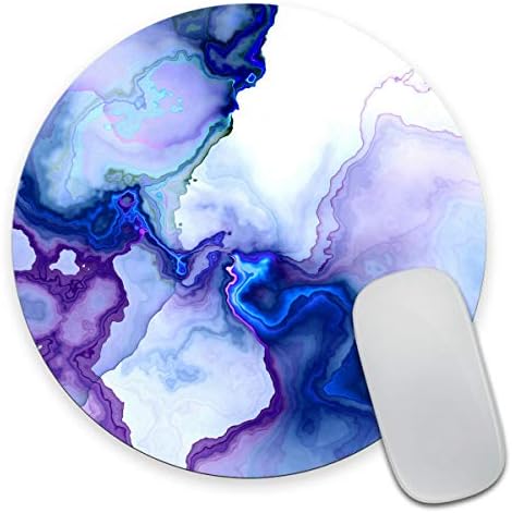 Amazon.com: Smooffly Crazy Abstract Melted Colorful Shapes Round Mouse ...