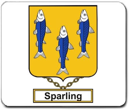 Amazon.com : Sparling Family Crest Coat of Arms Mouse Pad : Office Products