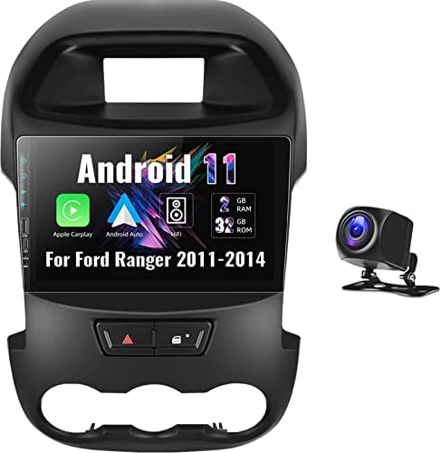 Amazon.com: Car Stereo for Ford Ranger 2011-2015 Radio, Android 11 Head ...
