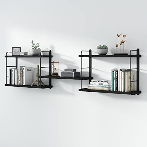 Amazon.com: LITFAD Floating Shelf for Wall Storage, Decor Bookcase ...
