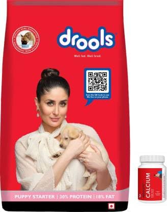 Drools Drools Absolute Calcium Tablet- Dog Supplement, 110 Pieces and ...
