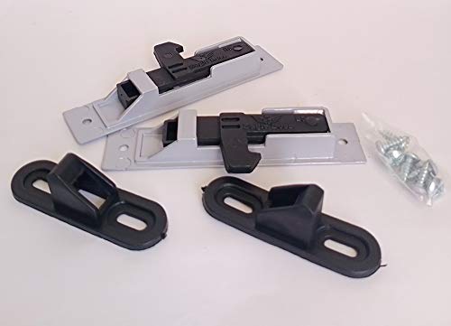 Aluminium Sliding Window Concealed Lock (2 Pcs) (Gray) : Amazon.in ...