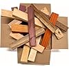 Amazon.com: Assorted Wood Cutoffs Box – Mixed Exotic & Domestic ...