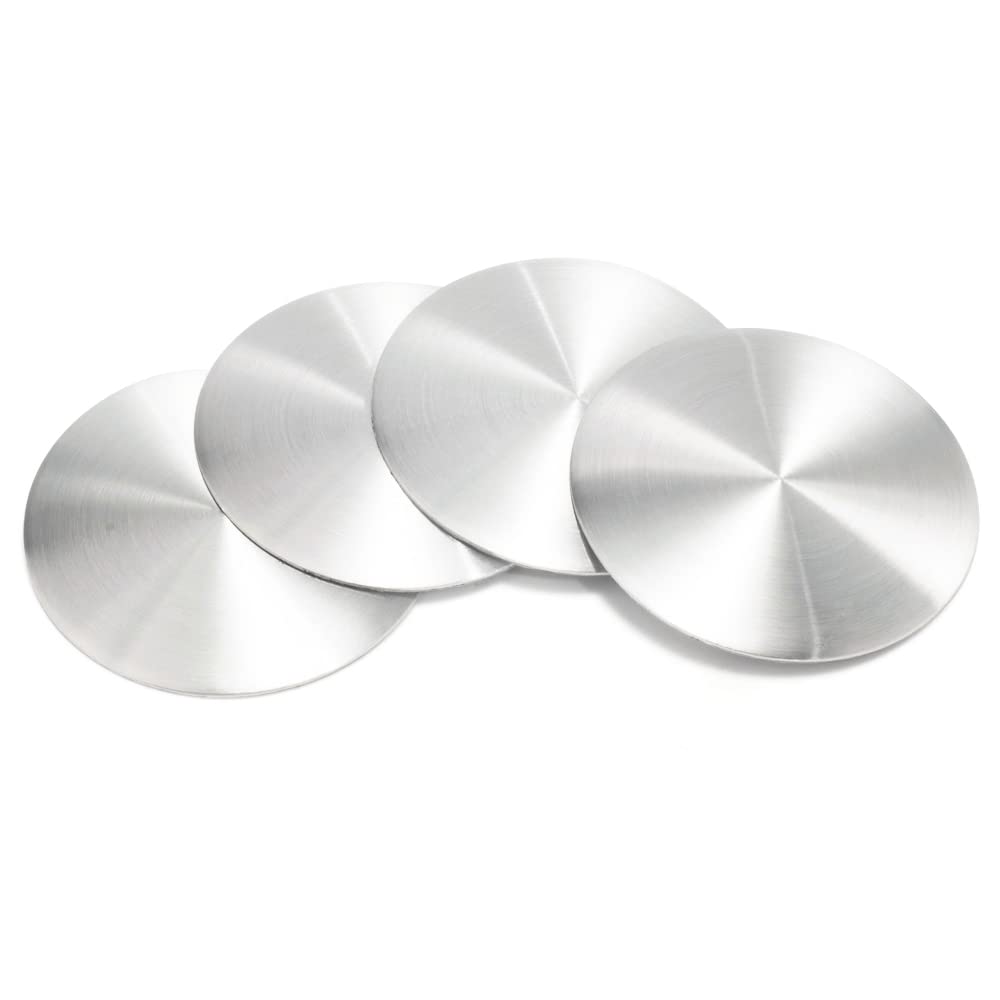 Snapklik.com : 4pcs 56mm/2.2in Wheel Center Caps Stickers Sliver ...