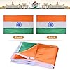 Amazon.com : AhfuLife India Flag Indian Flag 3x5 Ft, Large Indian ...