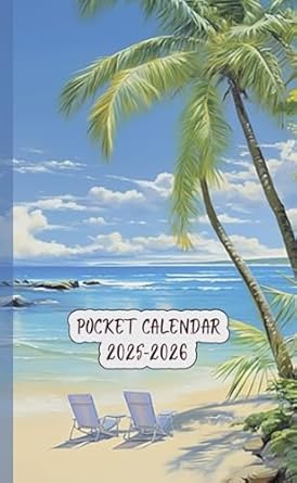Pocket Calendar 2025-2026 for Purse: Small Size Monthly Planner. 24 ...