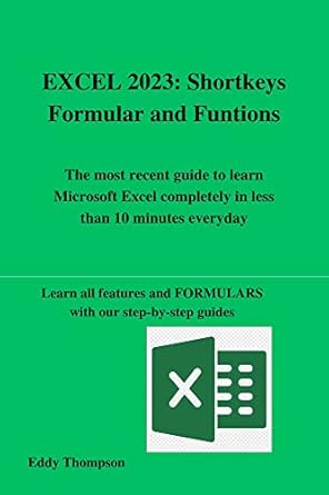 Amazon.com: EXCEL 2023: Shortkeys Formular and Functions: The most ...