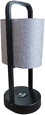 inPOWERED Lights Blue Coral Table Lamp Emergency Battery Back Up Night ...