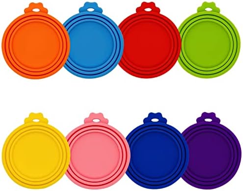 Amazon.com: XYSMZM 8 Pcs Pet Can Covers, Food Can Lids for All Standard ...