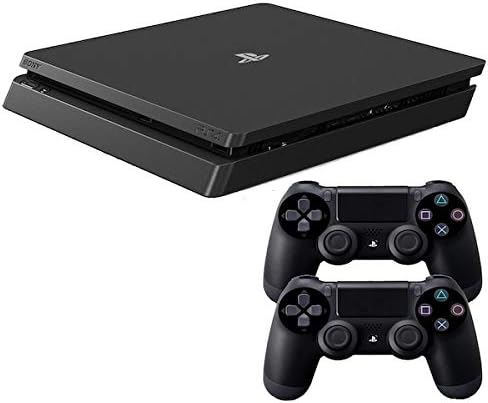 Sony Playstation4 slim , 1 TB , With 2 Dualshock Controllers , Black ...