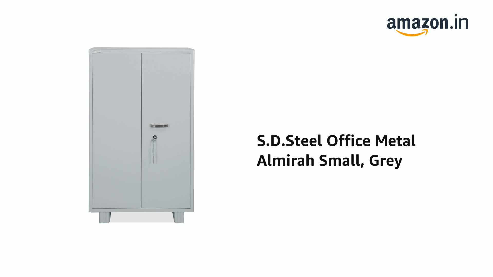 Watch S.D.Steel Office Metal Almirah Small, Grey on Amazon Live