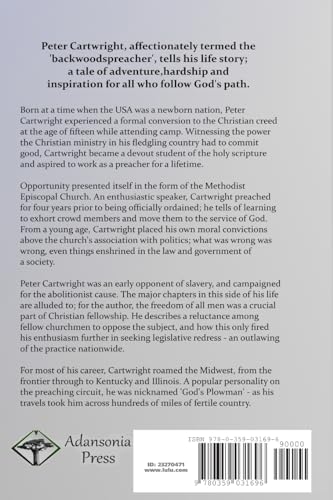 Snapklik.com : Autobiography Of Peter Cartwright: The Backwoods Preacher