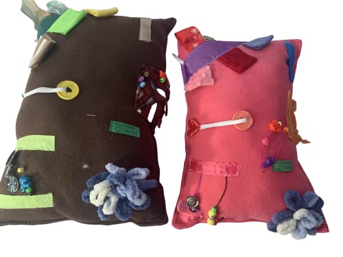 Amazon.com: WEIGHTED STUFFED, Fidget lap pillow with 2 1/2 lbs, busy ...