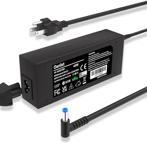 HP Laptop Charger 45W 19.5V 2.31A for HP Stream 11 13 14, Pavilion ...