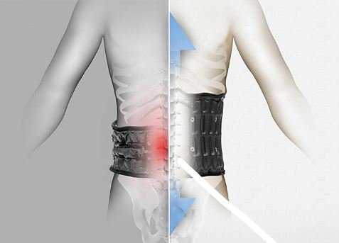 DDS G2 Lumbar Decompression Belt - Large (Pneumatic Air Back brace ...