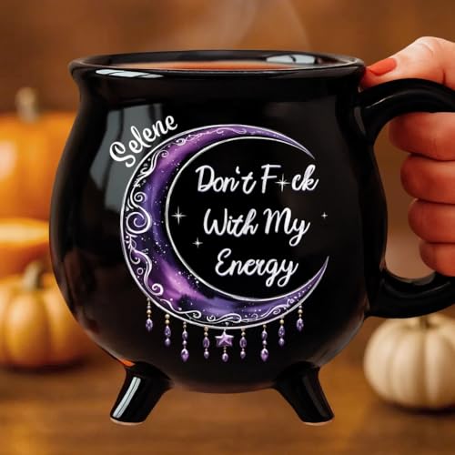 Amazon.com: Don't Fuck With My Energy - Custom Witch Cauldron Coffee ...