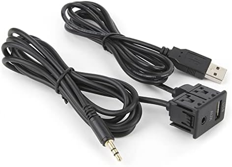 Amazon.com: AUX Extension Cable Adapter, 3.5mm 28AWG Copper and PVC ...